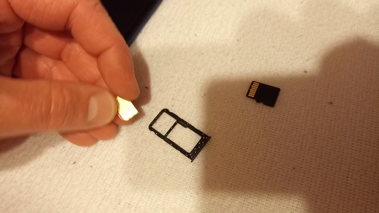 Huawei P Smart Dual Sim Card Holder - YouTube