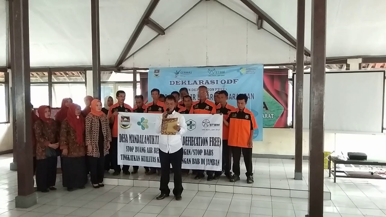 Deklarasi Desa ODF (Open Defecation Free) - YouTube