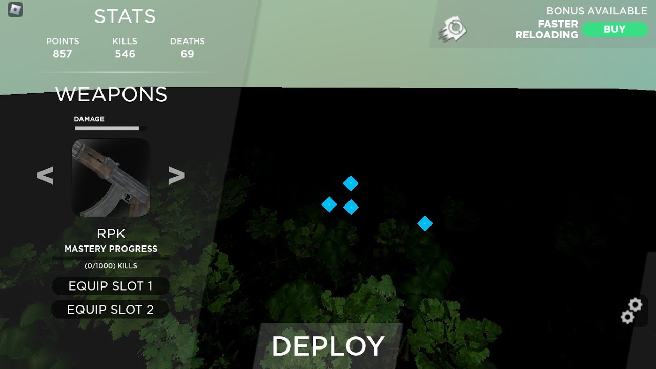 Playing rolling thunder with op RPK!! on roblox - YouTube