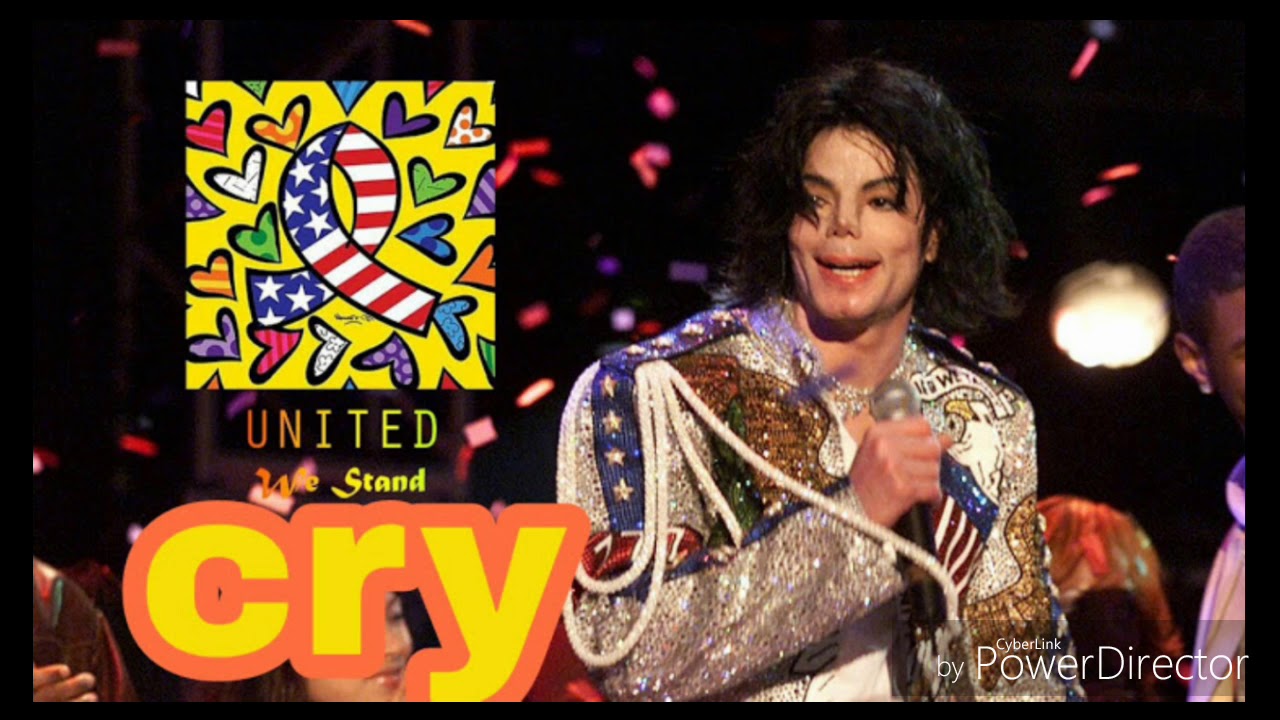 Michael jackson United we stand cry - YouTube