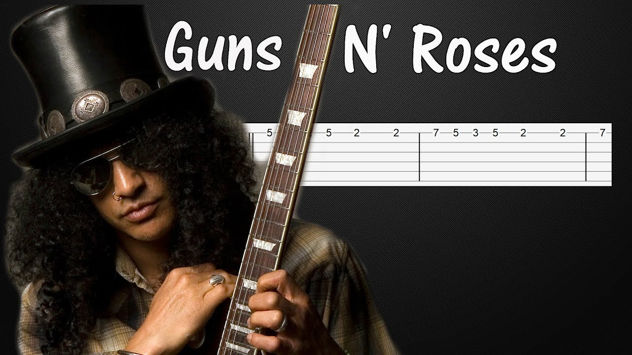 Guns N' Roses - Civil War / Guitar Tabs Tutorial / + SOLO - YouTube