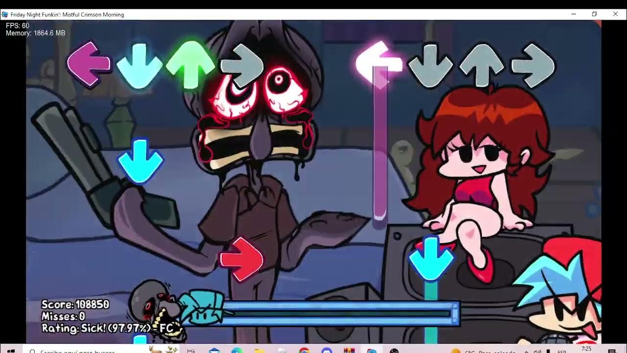 Fnf Mistful Crimson Morning Doomsday V2 Youtube
