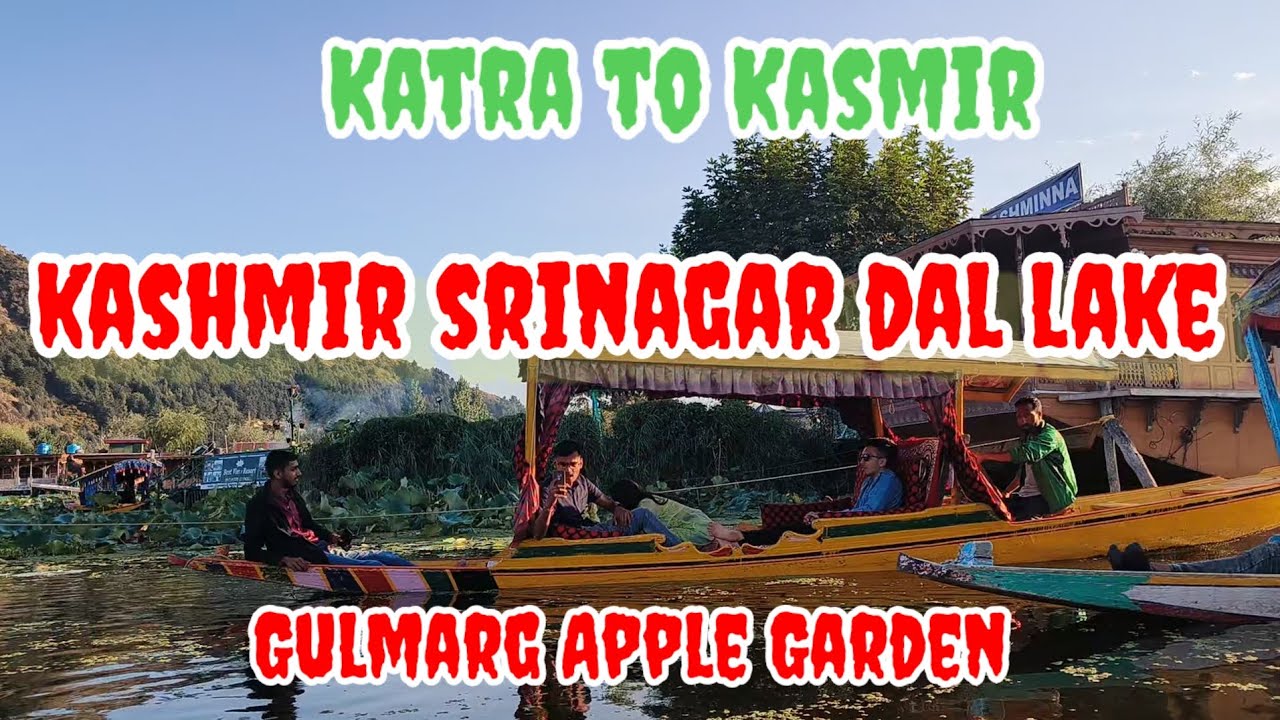 Katra to Srinagar Kashmir Road Trip l Most Dangerous Roads ldal lake srinagar l gulmarg apple ...