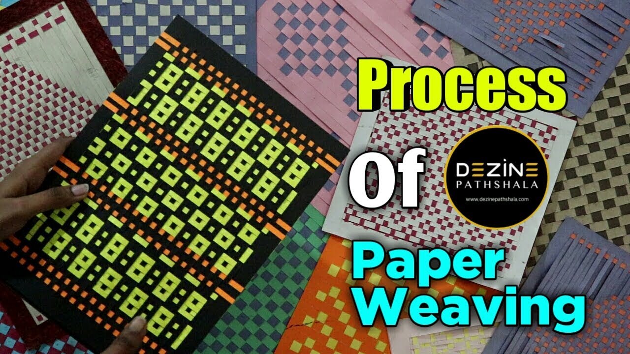 Process of Paper Weaving | Nift Situation Test Preparation | Nid Studio ...