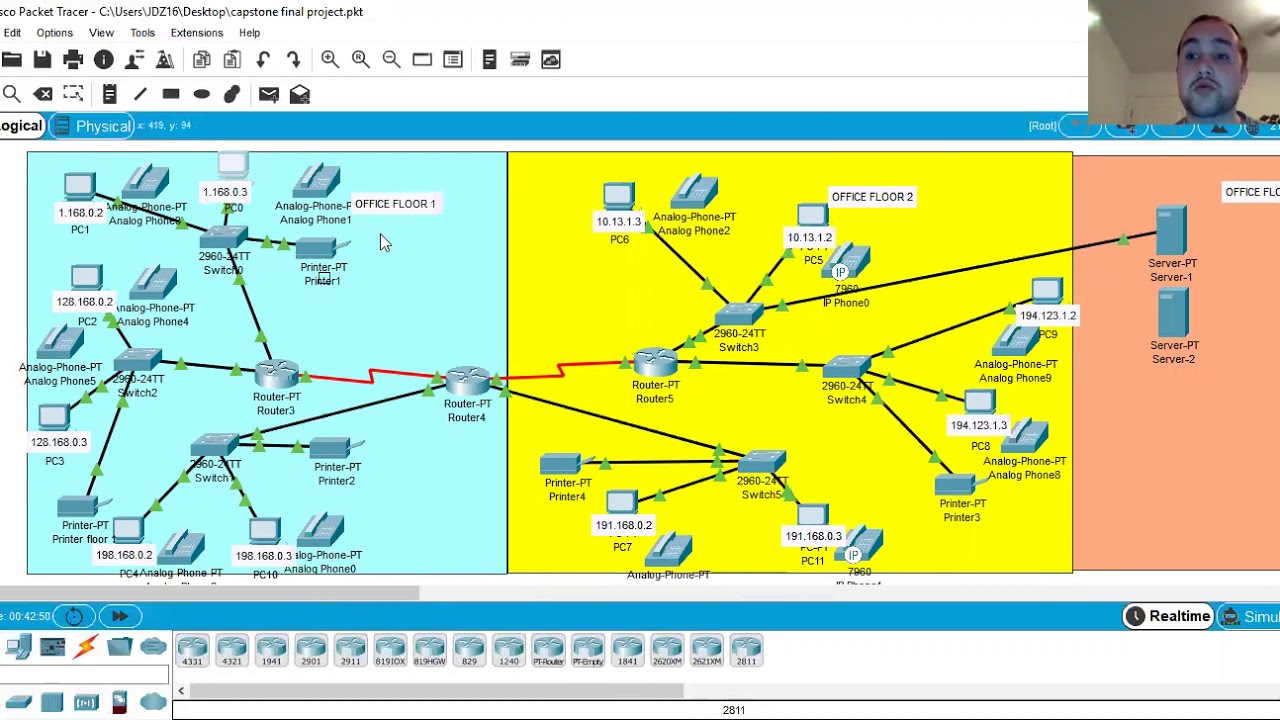 network topology for a small business - YouTube