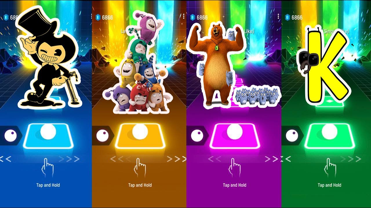 Bendy 🆚 Oddbods 🆚 Grizzy & les Lemmings 🆚 Alphabet Lore🎶 Who Is Best ...