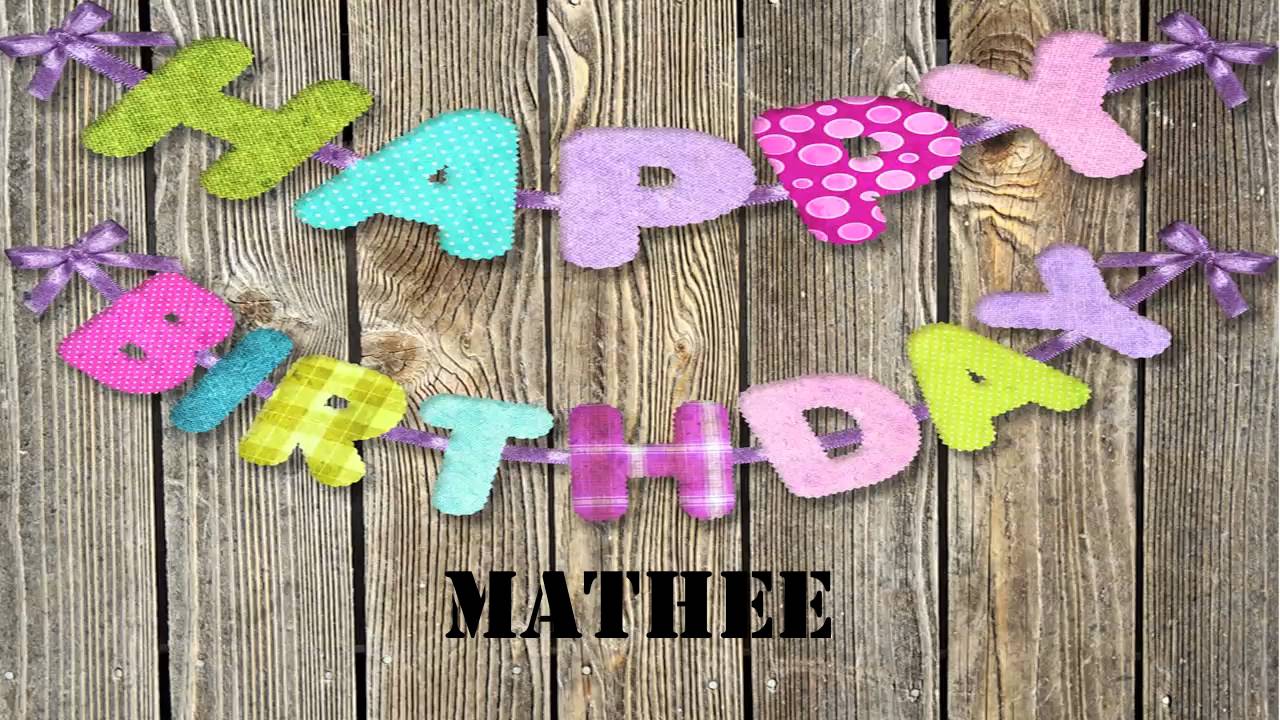 Mathee wishes Mensajes - YouTube