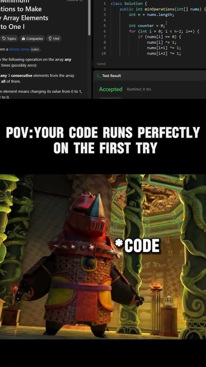 When yr code runs perfectly on the first try. #developerlife #progress #shorts #viralshorts # ...