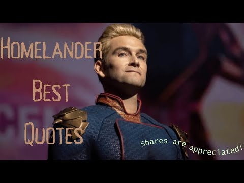 Homelander best quotes | The Boys | - YouTube