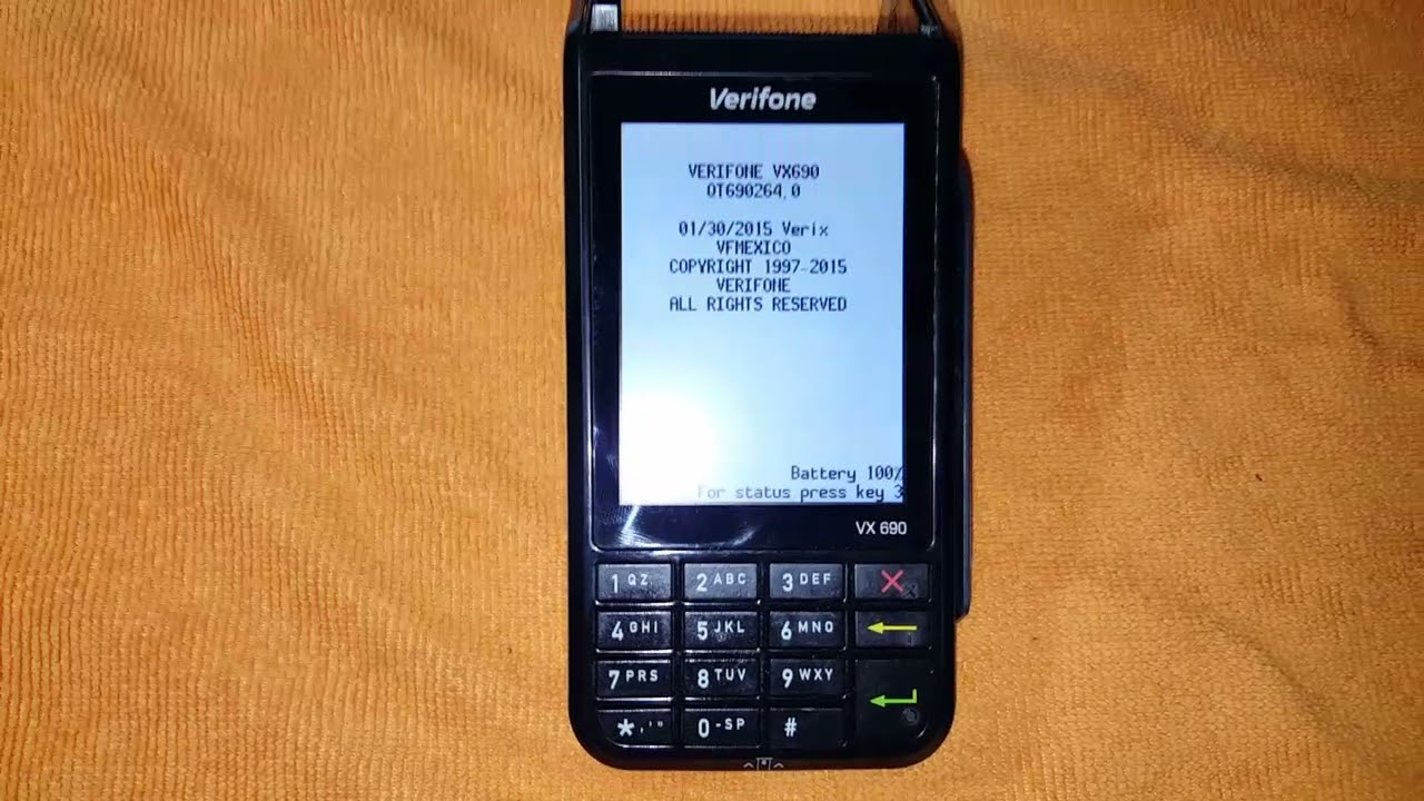 Verifone VX690 - YouTube