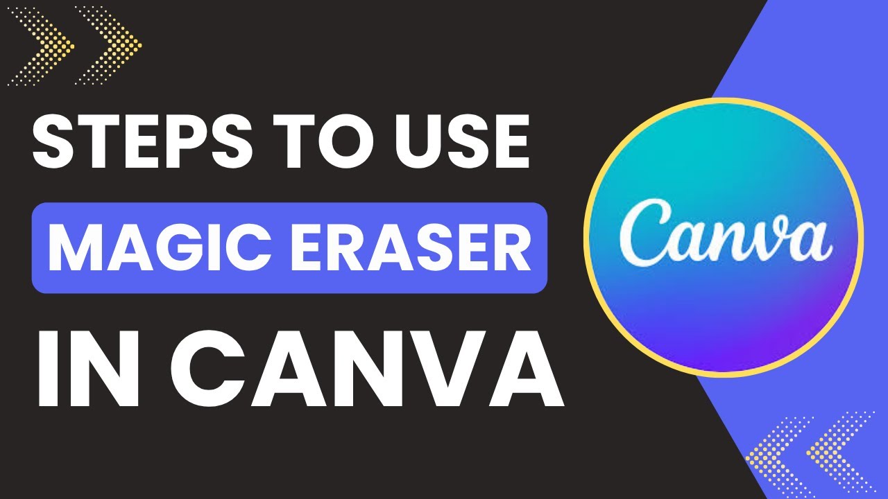 How To Use Magic Eraser In Canva - YouTube