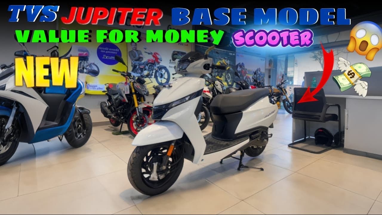 New Tvs Jupiter 110cc Base Model 2025 | Value For Money Scooter Tvs ...