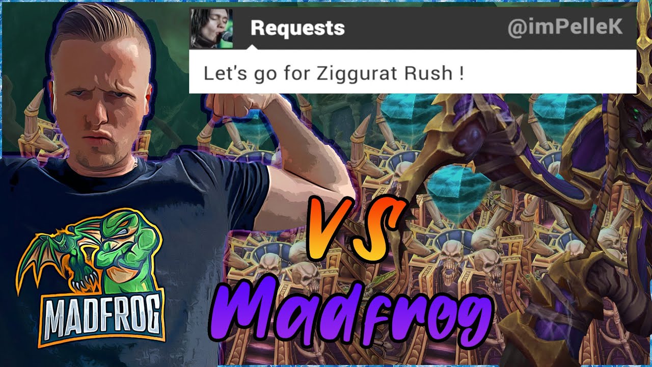 KraV vs MadFrog "Ziggurat rush request"" | Warcraft 3 - WC3 | UD vs UD ...