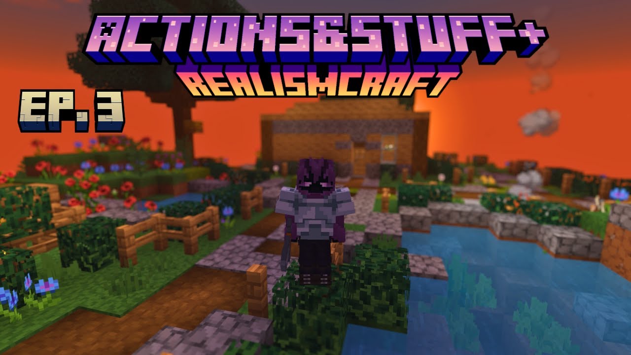 Building a Cozy Pond | Minecraft Bedrock Actions and Stuff Longplay ...