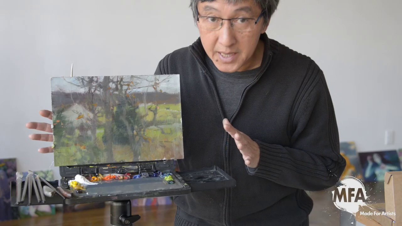 Autumn Scene Through The Studio Window - YouTube