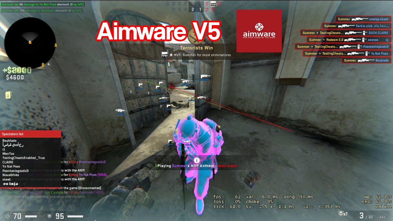AIMWARE.NET | BEST HVH CHEAT?!?!? - YouTube