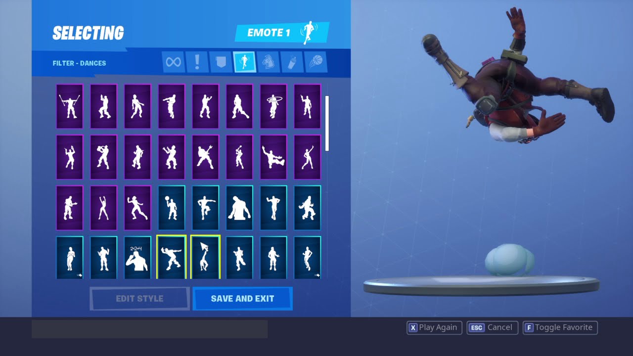 All Of My Fortnite Emotes (May 12th 2019) - YouTube