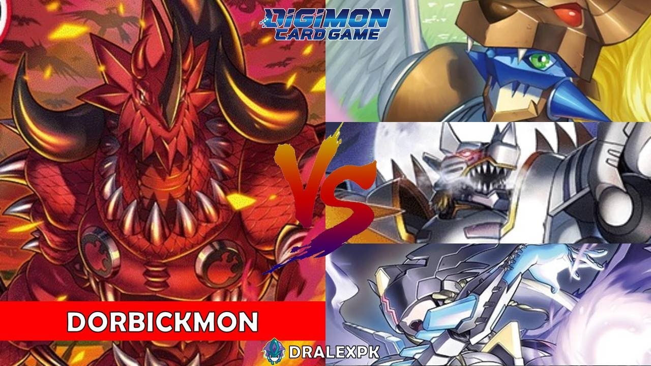 Digimon TCG | Dorbickmon E-15 | vs Leopardmon, AncientGarurumon ...
