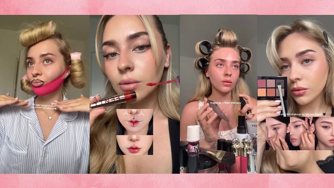 THE MOST VIRAL MAKEUP HACKS OF 2024 🎀💫 #makeuptutorial #makeup # ...