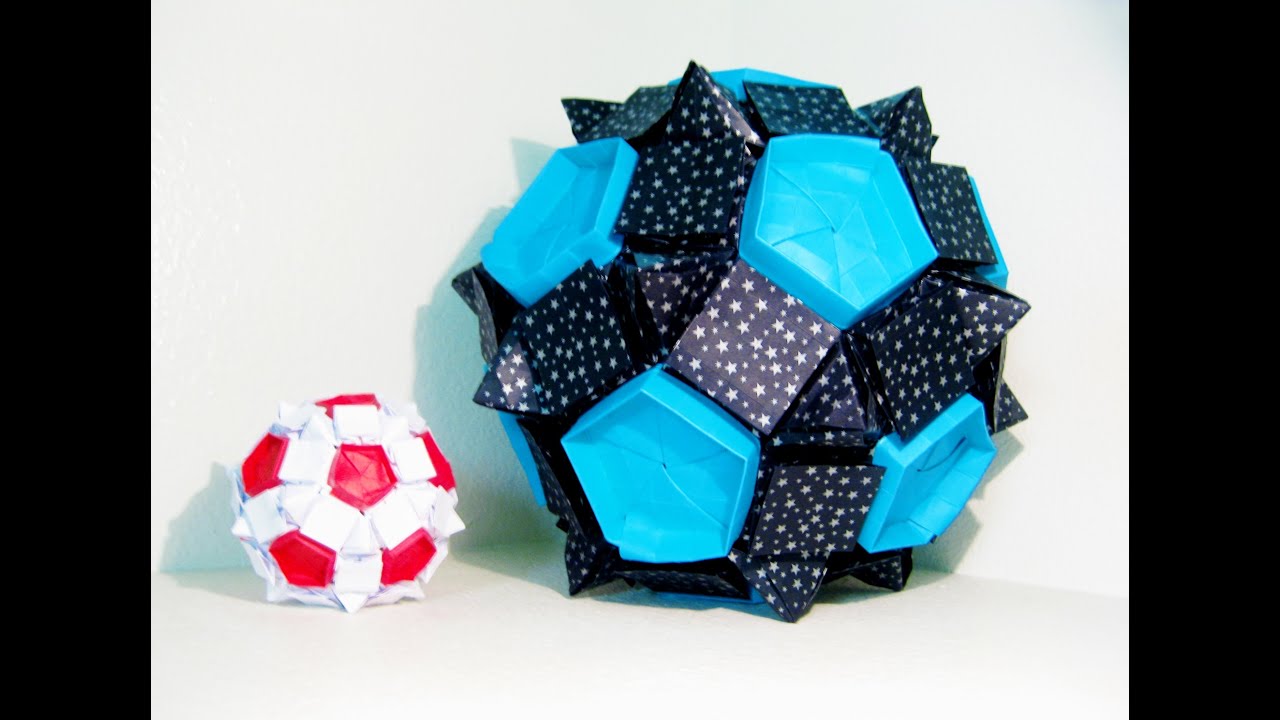 Modular Origami Tutorial Rhombicosidodecahedron Part 3 (Tim Rickman ...