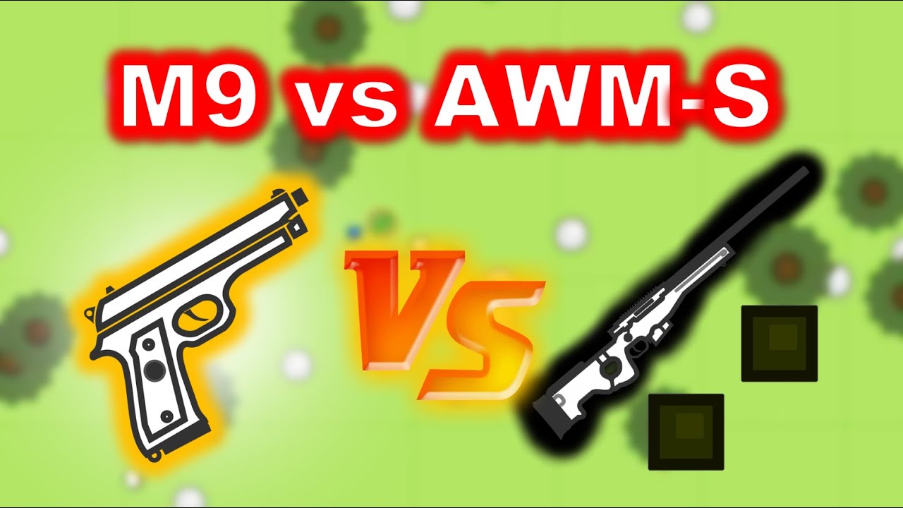 M9 vs AWM-S || AWM-S + SV-98 || Surviv.io - YouTube
