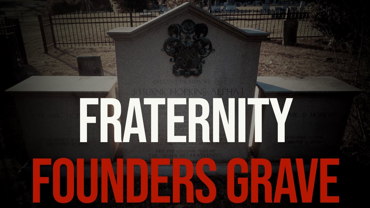 Uncovering History: The Sigma Nu Fraternity Founder's Grave at Martin ...
