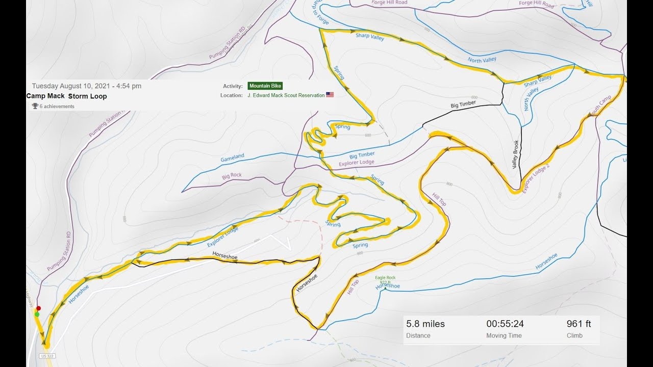 Camp Mack #1 ( J.E. Mack Scout Reservation) Loop Lititz PA - YouTube