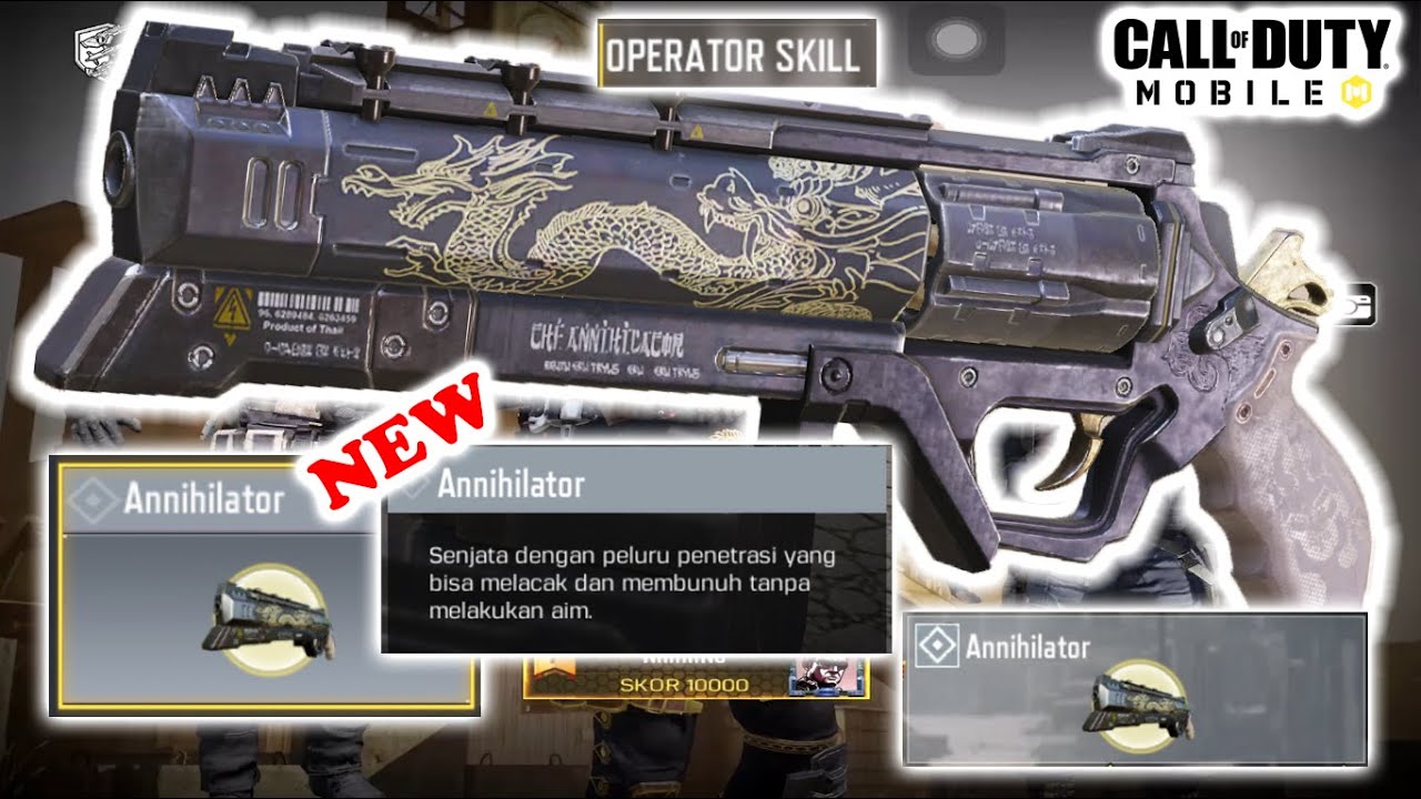 NEW ANNIHILATOR OPERATOR SKILL GAME PLAY - CALL OF DUTY MOBILE - YouTube