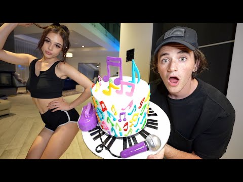 Ordering Dancing Cake and using it on my HOT Girlfriend (She couldn't stop Dancing) (Do Not Eat)