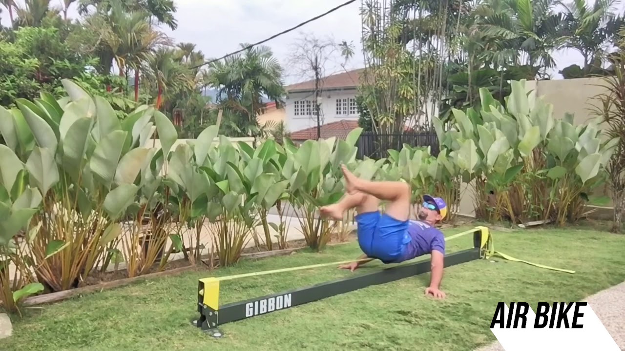 Slackline Workout (Slack rack) - YouTube