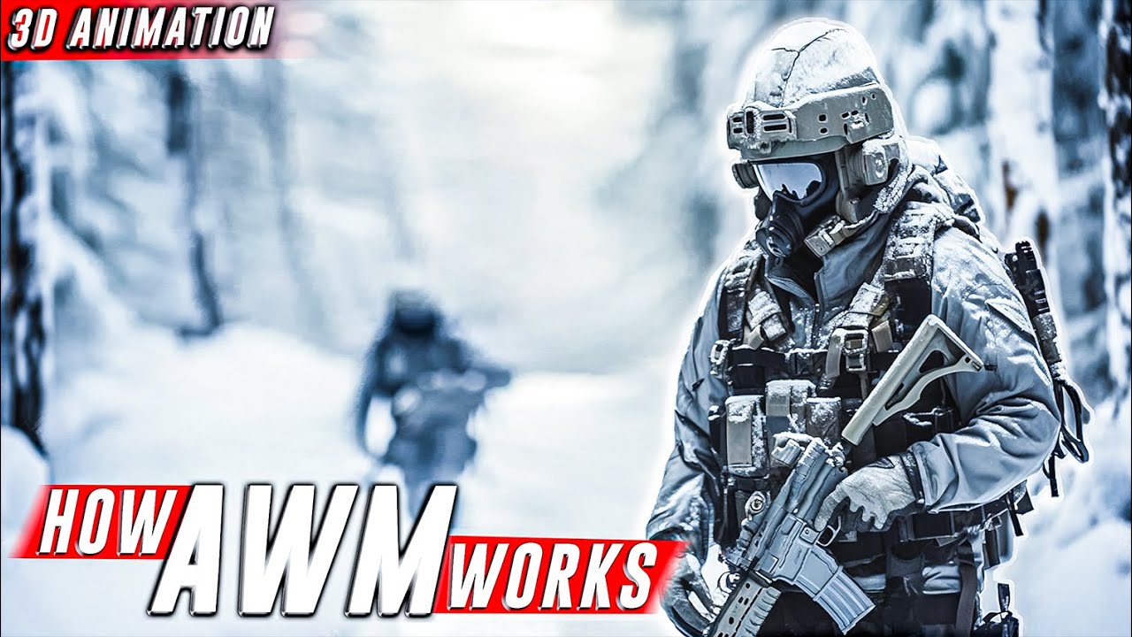 How AWM Sniper Rifle Works? 3D Animation by Armature Studios - YouTube