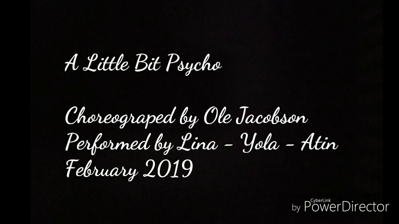 A Little Bit Psycho - Line Dance - YouTube