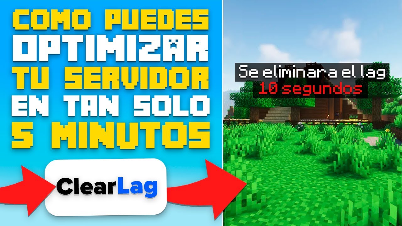 Cómo Eliminar LAG en tu SERVIDOR de Minecraft - YouTube