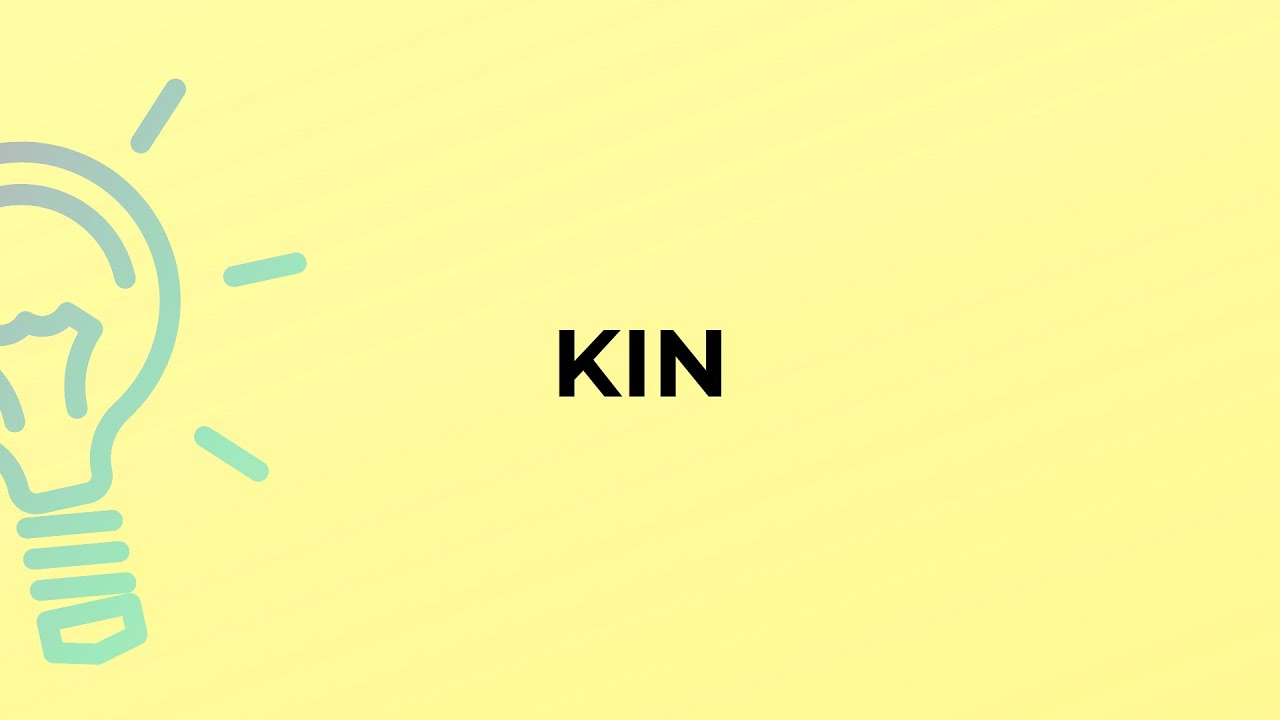 What is the meaning of the word KIN? - YouTube