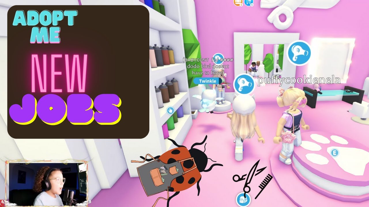 Checking New Adopt Me Jobs Pet Salon | Roblox kid - YouTube