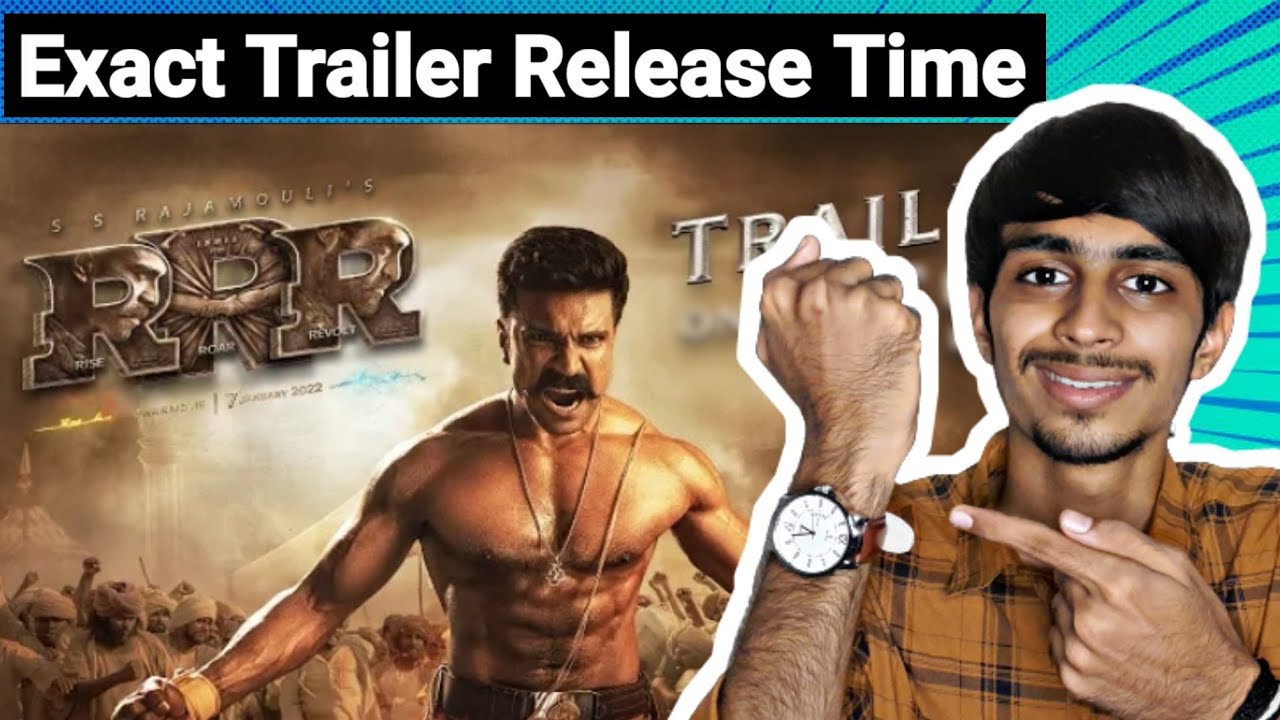 RRR Trailer Release Time | RRR Ka Trailer Kitne Baje Aayega | RRR Movie ...