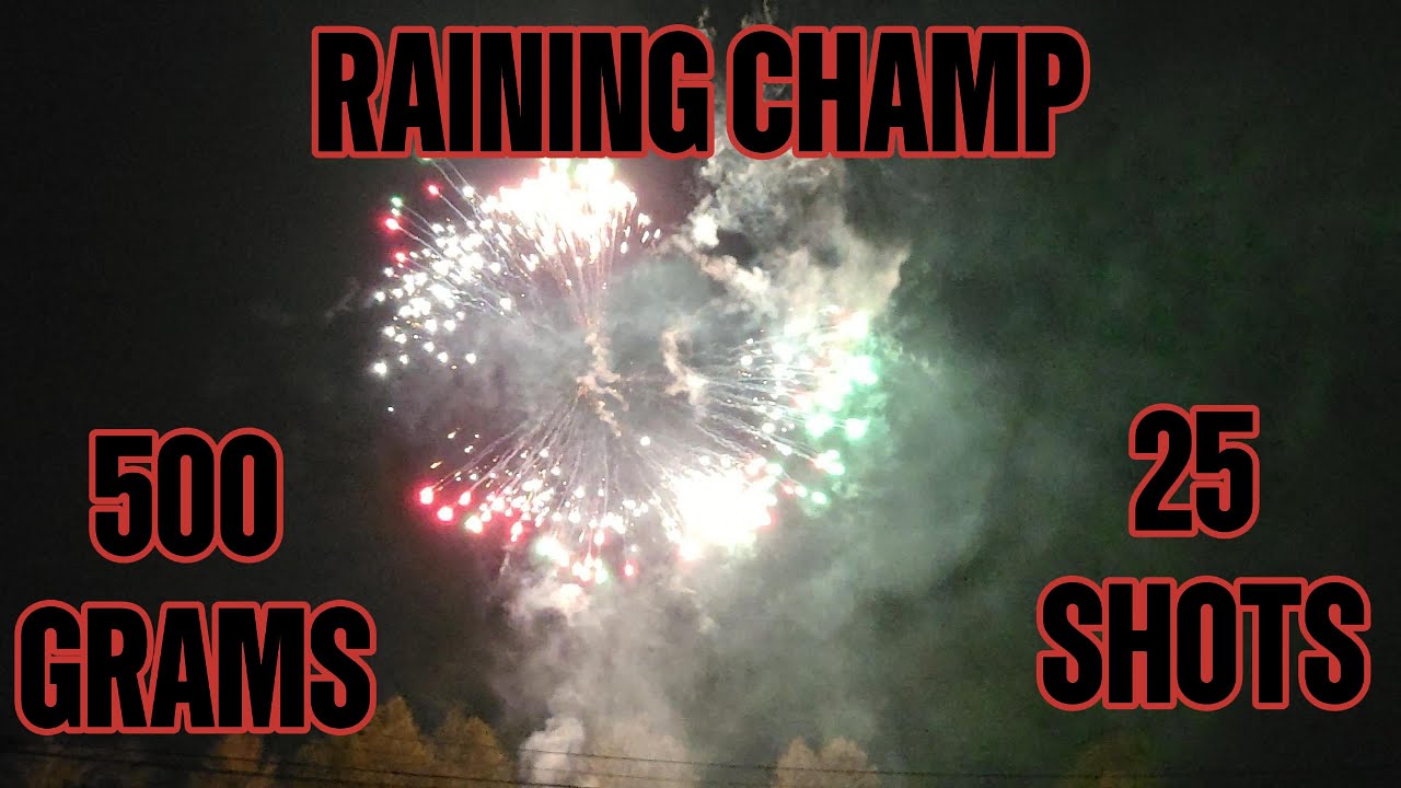 RAINING CHAMP 500 GRAM CAKE FROM HEAVYWEIGHT #fireworks #4thofjuly # ...