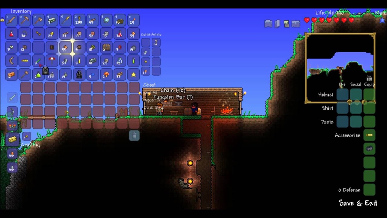 Terraria 1 2 exploring ep5 - YouTube