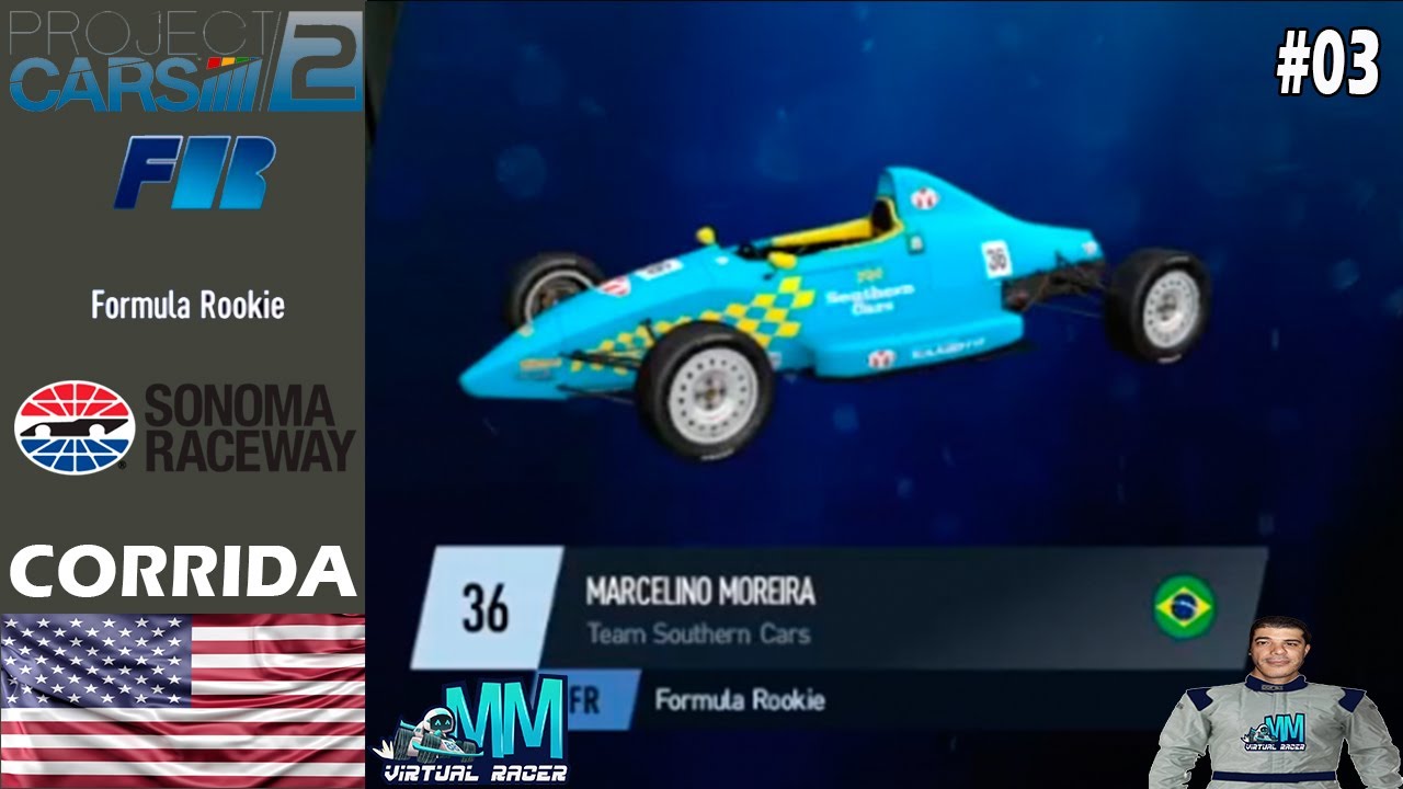 PROJECT CARS 2 - CARREIRA - FORMULA ROOKIE #03 - YouTube