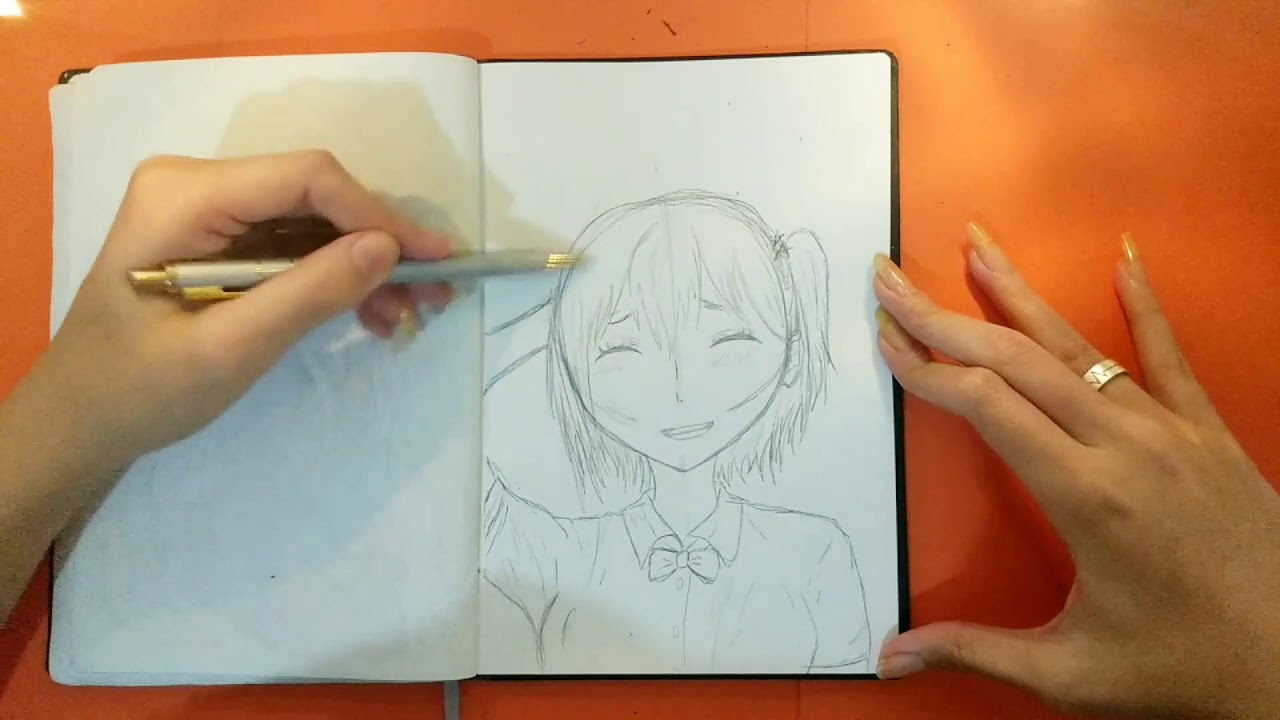 Speed Drawing #2 Yachi - Haikyuu - YouTube