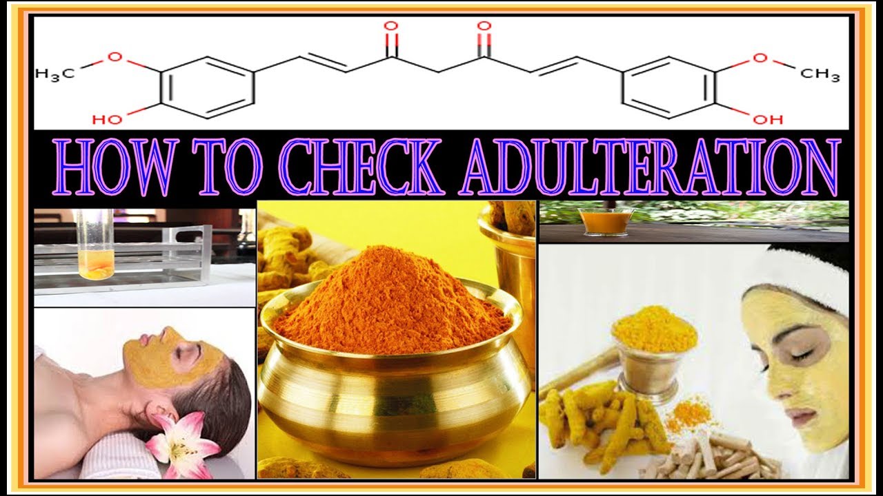 How to Check Adulteration - Turmeric - english subtitles - YouTube