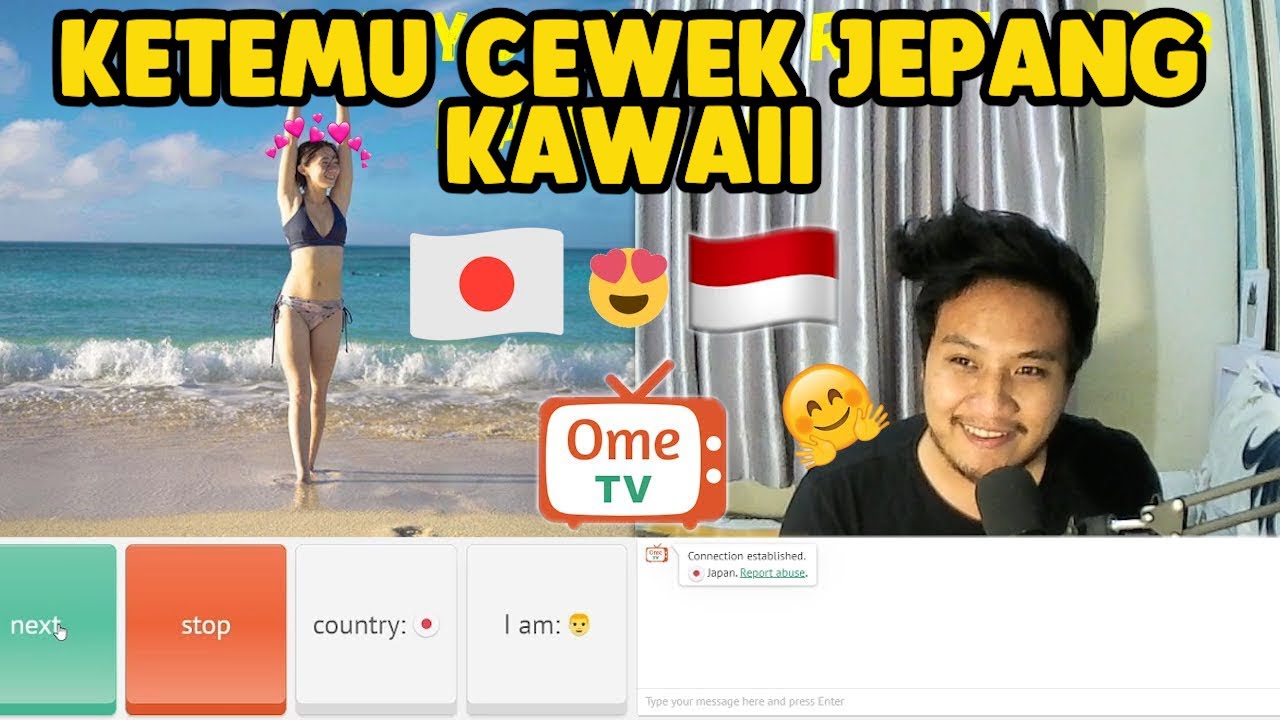 BEGINI CARA DEKETIN CEWE JEPANG KAWAII | OME.TV JEPANG - YouTube