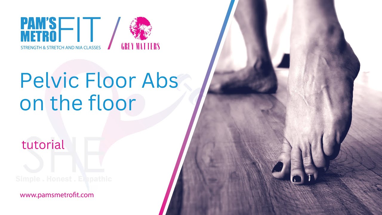 Pelvic floor Abs on the floor TUT - YouTube