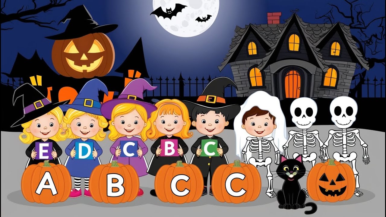 Spooky Halloween ABC Song | Fun Alphabet for Kids to Learn - YouTube