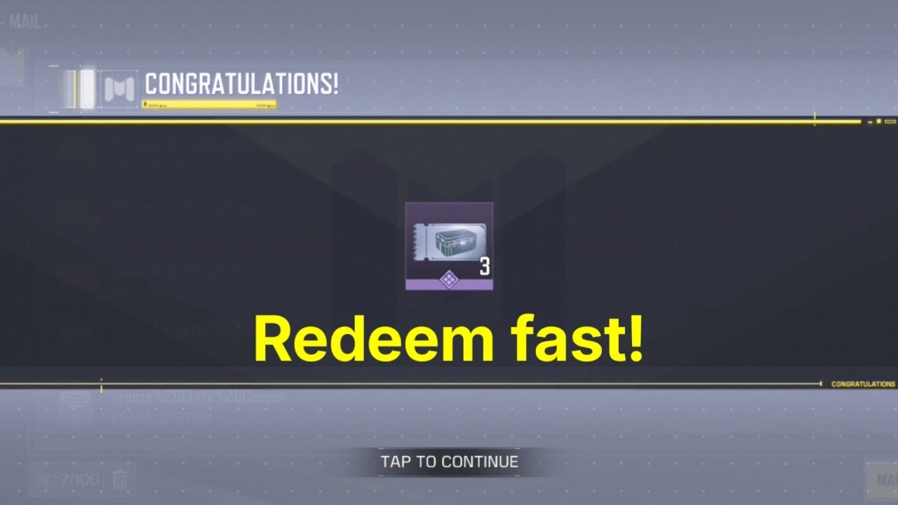 REDEEM CODE FOR 3x SILVER CRATE COUPON - YouTube