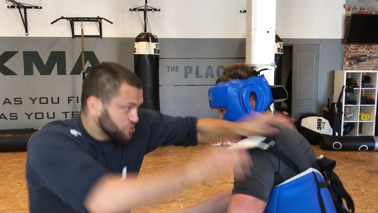 Krav Maga Combatives Headbutt And Elbow Strike - YouTube