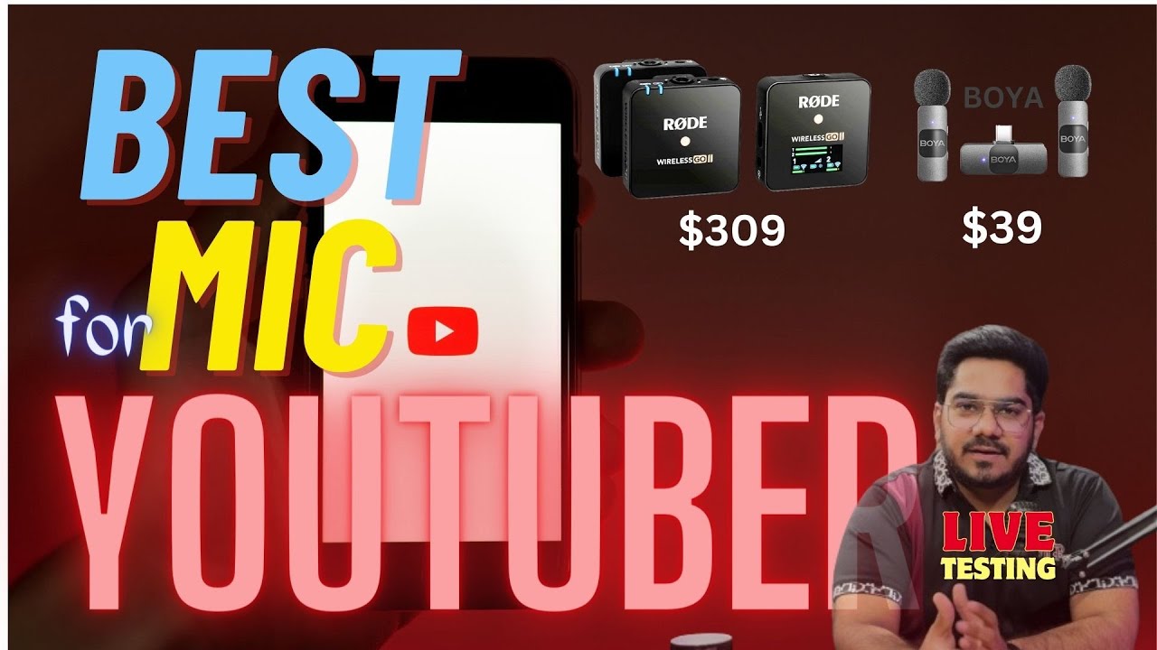 RODE MIC GO-2 vs BOYA V-20 REVIEW FOR BEGINNER YOUTUBER - YouTube