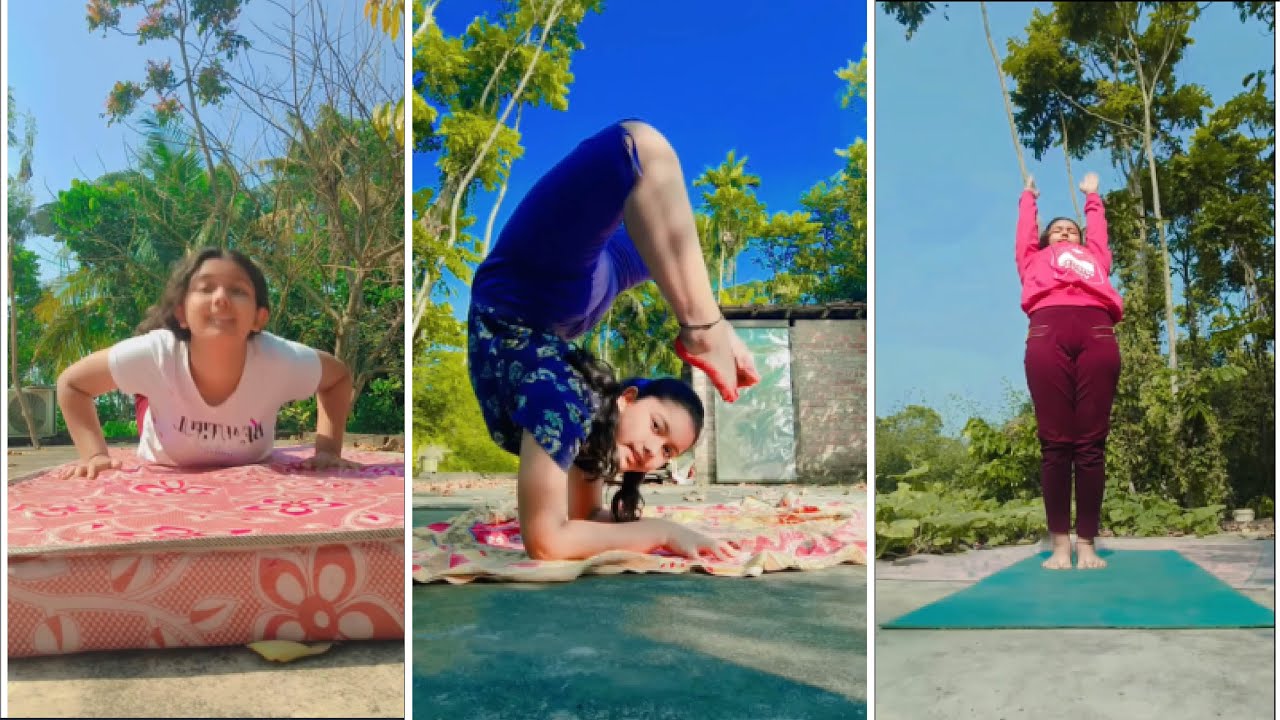 Chitrita halder yoga viral video || Yoga practice || Yoga skill - YouTube