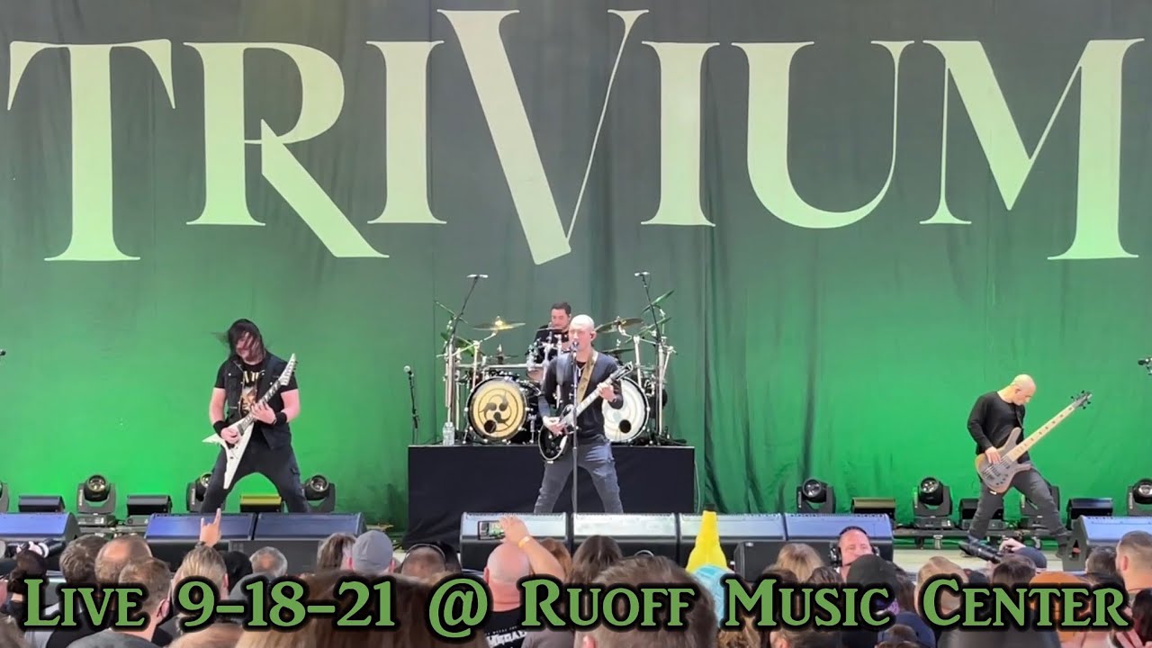 TRIVIUM Live @ Ruoff Music Center FULL CONCERT 9-18-21 Metal Tour Of ...