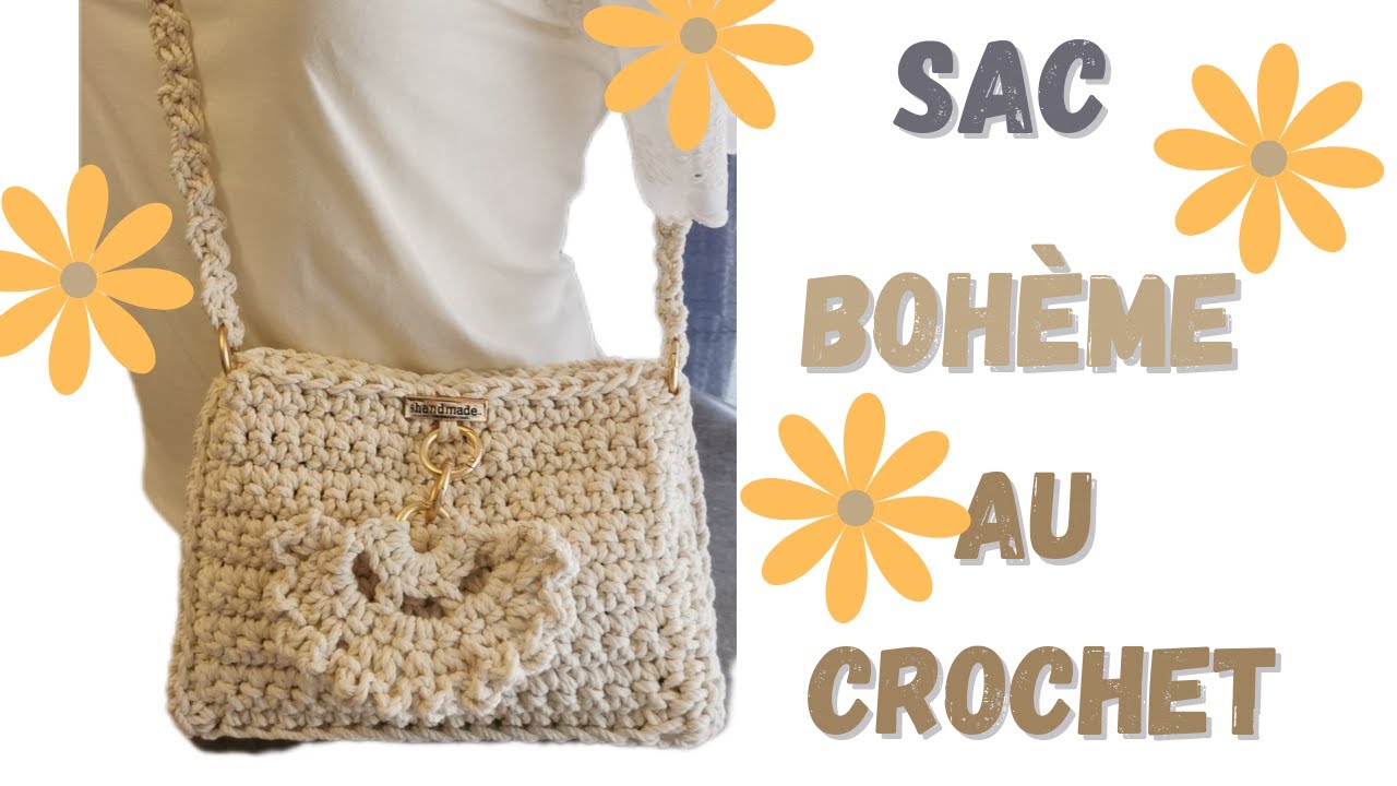 Sac au crochet/crochet bag - YouTube